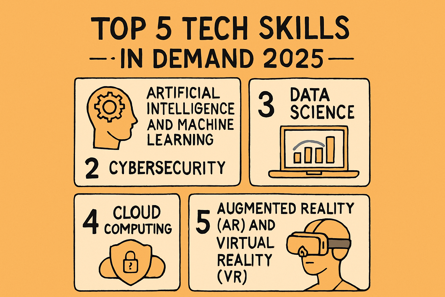 Top 5 Tech Skills in Demand 2025 You Must Master | Cutshort Blog