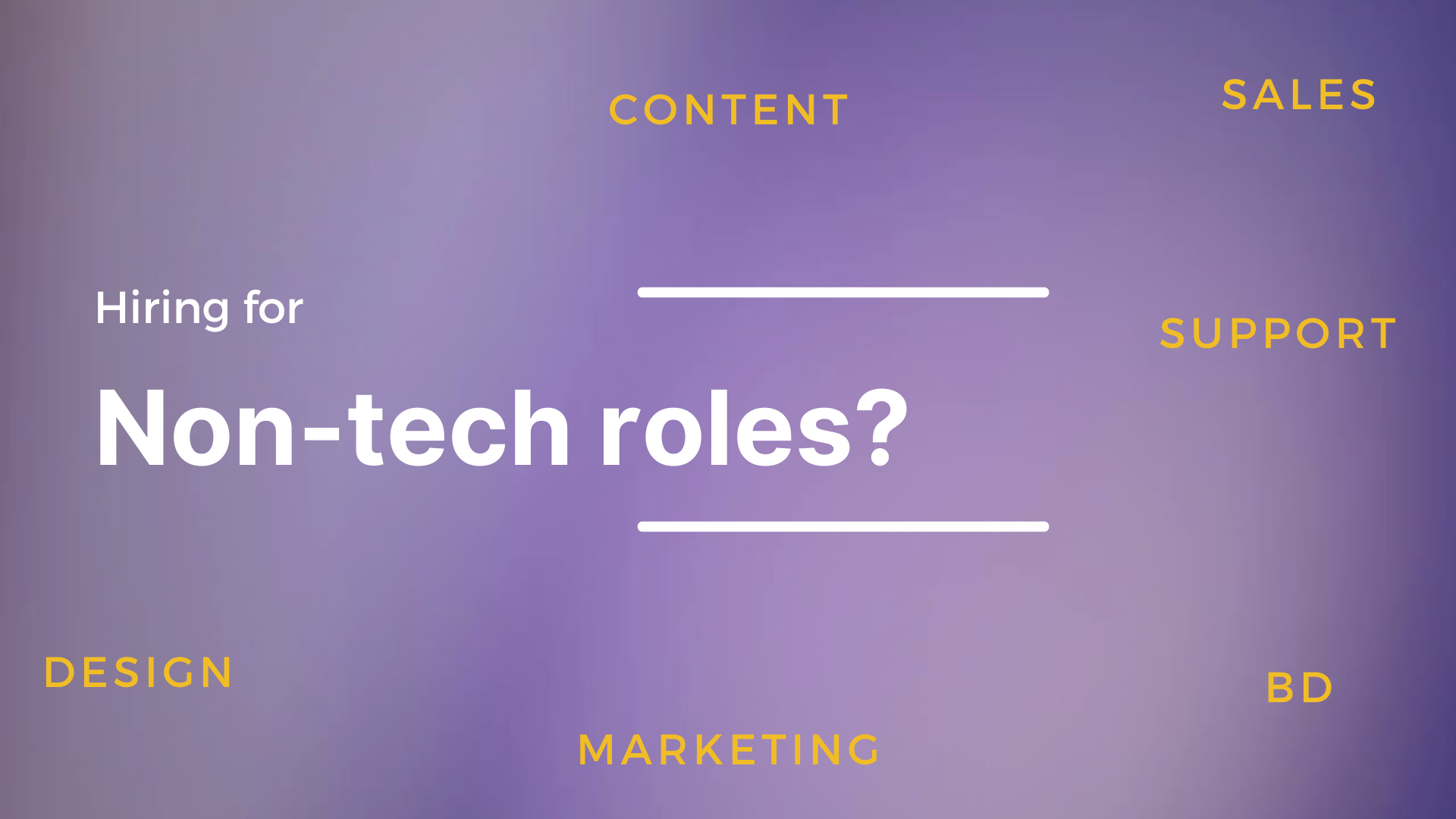 Non-tech hiring is now free on Cutshort | Cutshort Blog